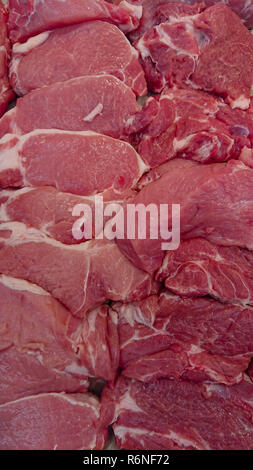 Pork in supermarkets Stock Photo - Alamy