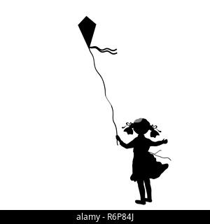 Illustration of a Kid Girl Showing Sign Language Number Ten Stock Photo ...