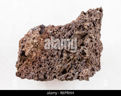 Pumice of basic composition stone on white Stock Photo - Alamy