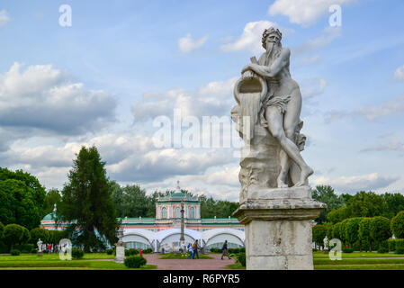 Allegory of the god of the river Scamander, sculpture in the park ...