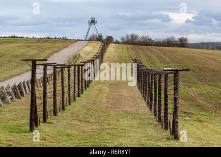 Iron Curtain Remains: Watchtower and Fences Stock Photo - Alamy