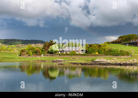 Croig harbour on the west coast of the Scottish island of Mull Stock ...