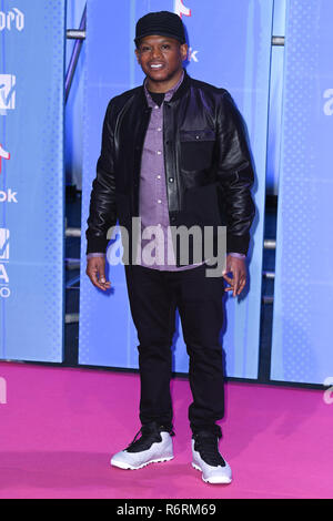 Sway Calloway at the 2018 MTV Europe Music Awards at Bilbao Exhibition ...