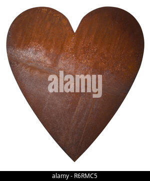Metallic rust texture with heart shape Stock Photo - Alamy