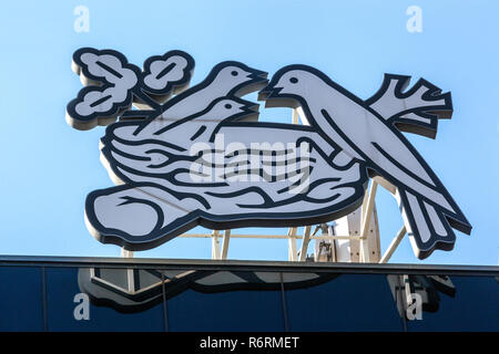 Nestle sign logo Stock Photo - Alamy