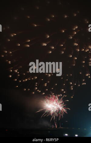 Aberdeen Fireworks Display on Bonfire Night on Beach Boulevard. 5th ...
