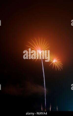 Aberdeen Fireworks Display on Bonfire Night on Beach Boulevard. 5th ...