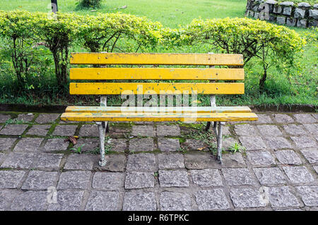 Yellow bench seat store