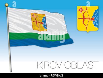Kirov City (Russian Federation, Russia) map vector illustration ...