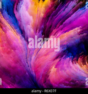 Colorful Paint Evolution Stock Photo - Alamy