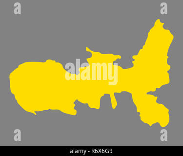 Map of Elba Stock Photo - Alamy