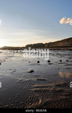 Lavernock Point at low tide, Wales UK, Welsh coast coastline British ...