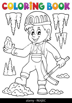 colour, paint, painted, mine, colouring, mining, book, pick, art ...