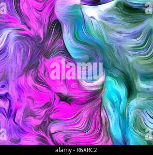 Swirling Shapes, Color and Lines. 3D rendering Stock Photo - Alamy