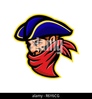 Highwayman or Robber Mascot Stock Photo - Alamy