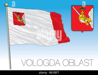 Vologda City (Russian Federation, Russia) map vector illustration ...