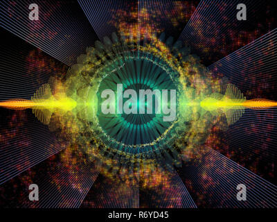 Lights of Radial Oscillation Stock Photo - Alamy