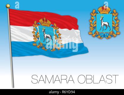 Emblem of Samara Oblast, province of Russia Stock Vector Image & Art ...