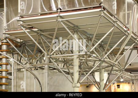 Steel Support Column Temporary Structure Platform Stock Photo - Alamy