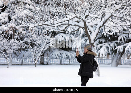 Snow scenery in Weihai City, east China's Shandong Province, 3 December ...