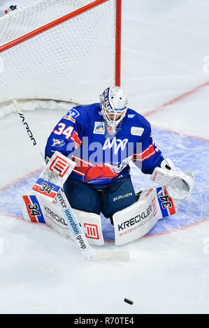 Mannheim, Germany. 07th Dec, 2018. Ice hockey: DEL, Adler Mannheim ...