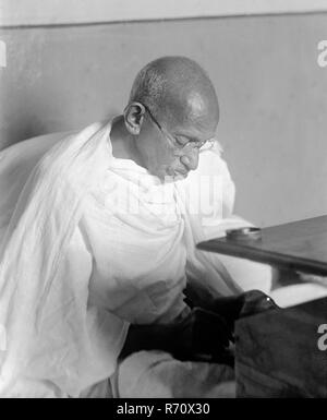 Mahatma Gandhi at the Nature Cure Clinic Pune Poona Maharashtra India ...