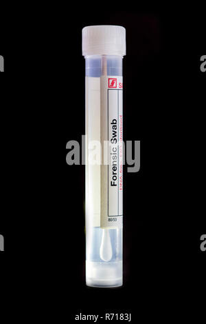 Forensic cotton swab for securing DNA, sterile, DNA trace analysis ...