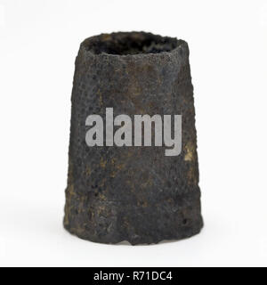 Copper molded thimble, thimble sewing kit soil find copper metal, cast ...