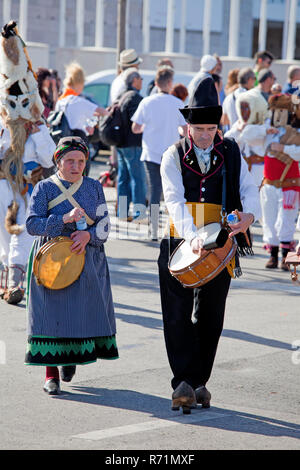Parade of costumes and traditional masks of Iberia at the XII ...