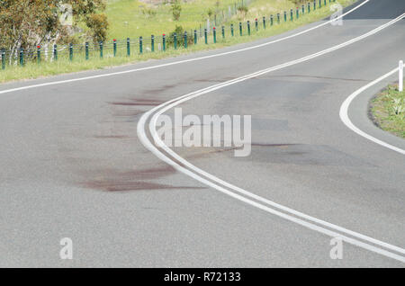 blood stain on street road Stock Photo: 37328878 - Alamy