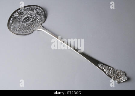 Silversmith: Douwe Eysma, Silver fish shovel, fish scoop ladle spoon ...