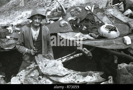 homeless person man shack Stock Photo - Alamy