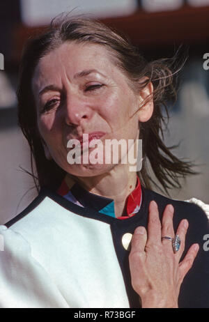 Sängerin und Schauspielerin Helga Feddersen in Hamburg, Deutschland ...