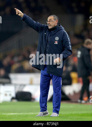 Chelsea manager Maurizio Sarri on the touchline Stock Photo - Alamy