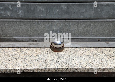 Sphere Dome Steel Lock For Shop Safety Stock Photo - Alamy