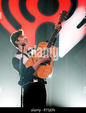 Shawn Mendes performs at Z100's Jingle Ball 2018 at Madison Square ...