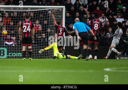 Mohamed Salah of Liverpool slides on his knees to celebrate scoring the ...