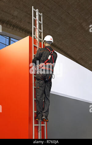 Safety Harness Belts Protective Gear for Worker Stock Photo - Alamy
