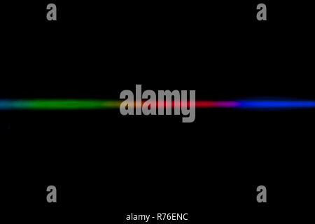Rainbow colored laser light Stock Photo - Alamy