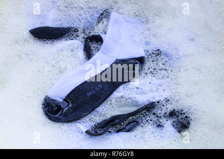 socks soaked before washing Stock Photo - Alamy