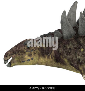 Hungarosaurus Ankylosaur Dinosaur Stock Photo - Alamy