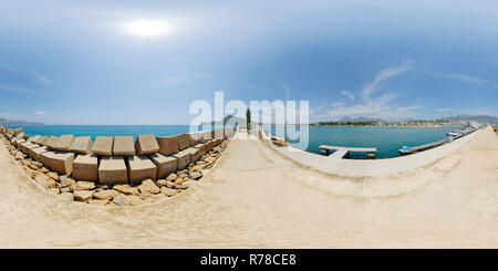 360° view of Port of Altea, Spain - Alamy