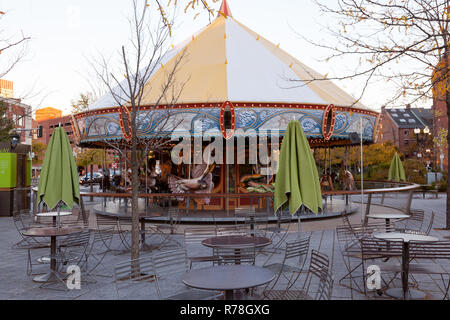 The Greenway Carousel Boston, Massachusetts, USA Stock Photo - Alamy