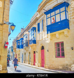 NAXXAR, MALTA - JUNE 14, 2018: The beautiful garden of Palazzo Parisio ...