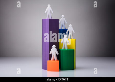 3D human shapes standing Stock Photo - Alamy