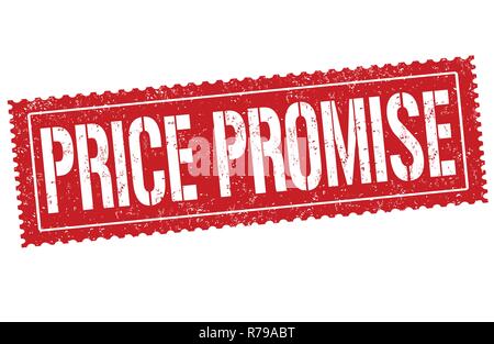 Price promise sign or stamp on white background, vector illustration ...