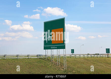 Advance Directional Sign Stock Photo - Alamy