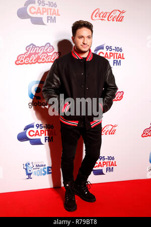 Jonas Blue attends Capital’s Jingle Bell Ball with Coca-Cola at London ...