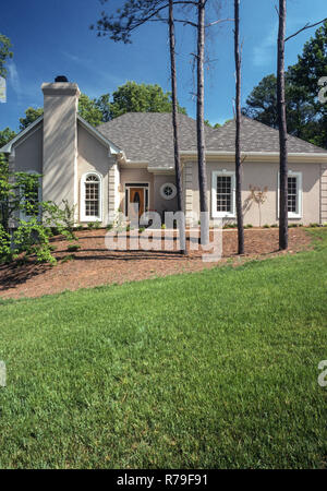 Suburban house with landscaping, Atlanta, Georgia, USA Stock Photo - Alamy