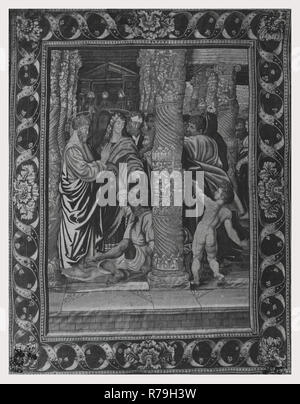 Healing of lame beggar at Beautiful Gate of temple by SS. Peter and ...
